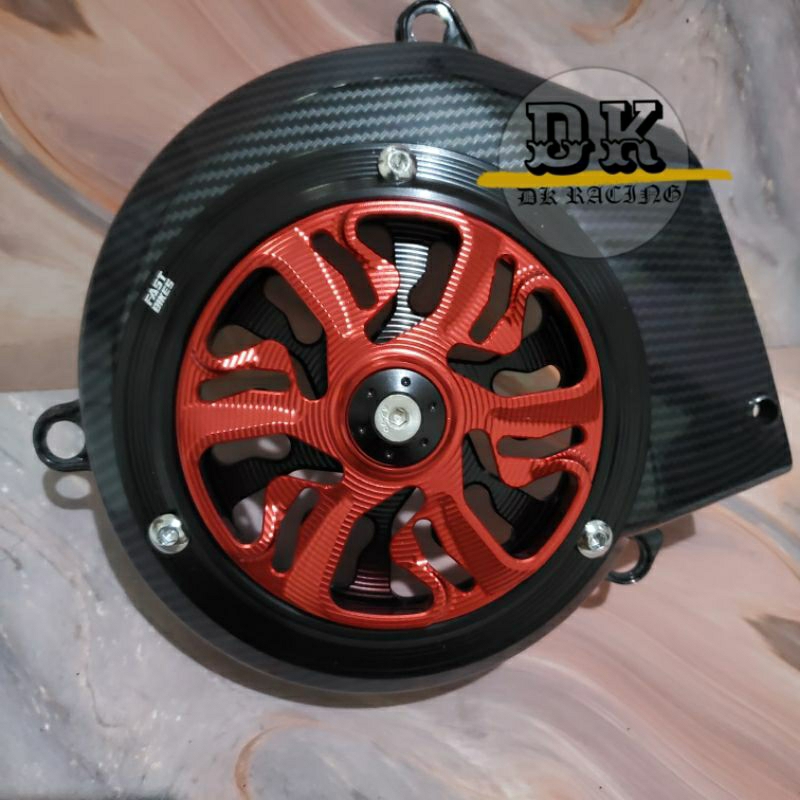 CARBON FAN COVER PLUS SPINNER LATEST MODEL CNC FAN COVER MIO SPORTY MIO ...