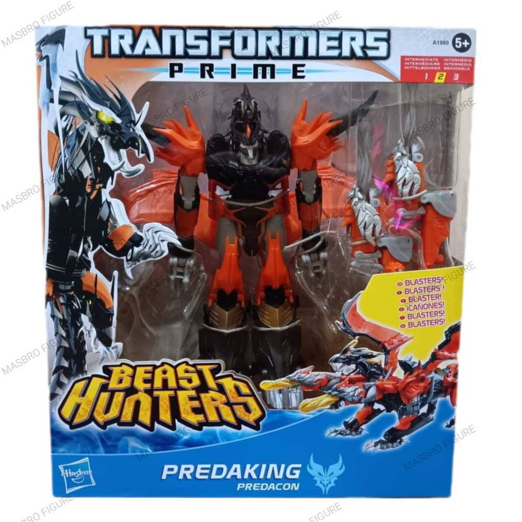 Hasbro Transformers Prime Beast Hunters Voyager Class Predaking ...