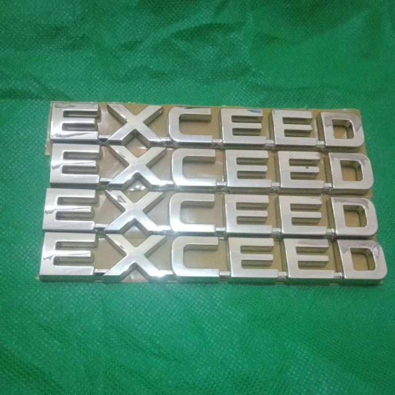 Original exceed chrome new expander logo emblem | Shopee Malaysia