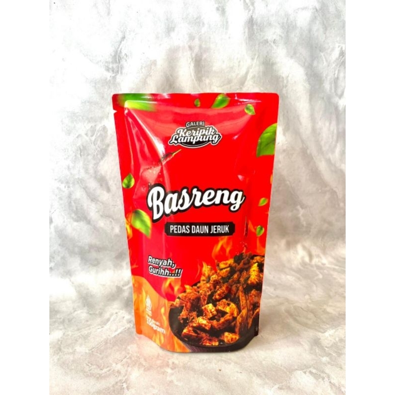MERAH Basreng viral spicy lime leaves by arka jaya (red pouch) | Shopee ...