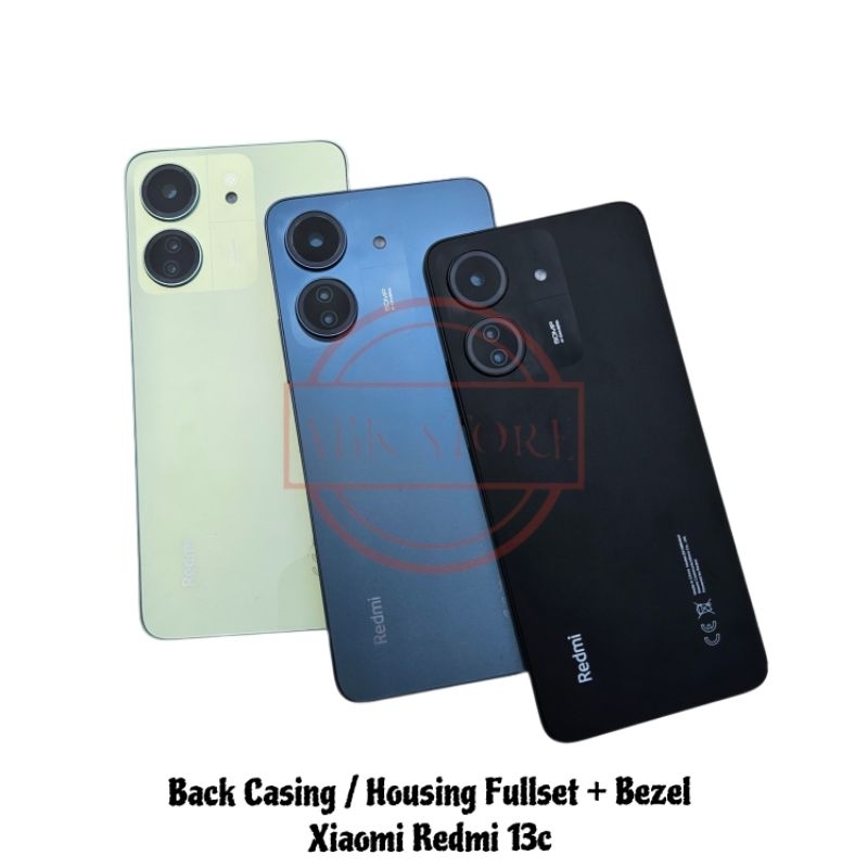 Back Casing Case Casing Housing Xiaomi Redmi 13c Backdoor Fullset+Bezel ...