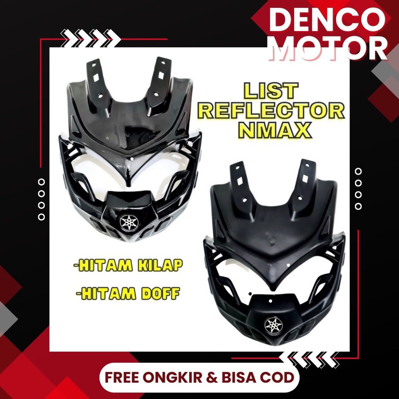 Nmax variation headlight cover, shield List reflector reflector, mask ...