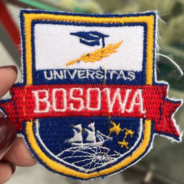 Bosowa UNIVERISTAS Campus LOGO Embroidery LOGO/UNIBOS LOGO/BOSOWA LOGO ...