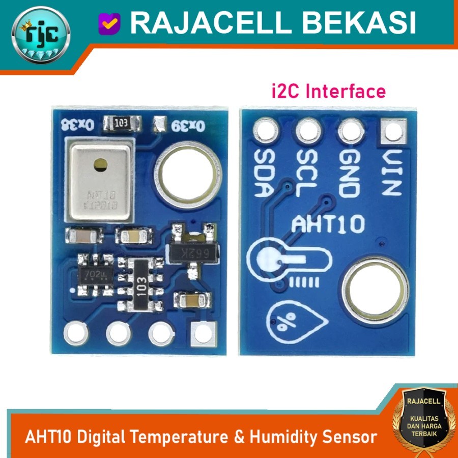 Aht10 Digital Temperature & Humidity Sensor i2C Temperature Humidity ...
