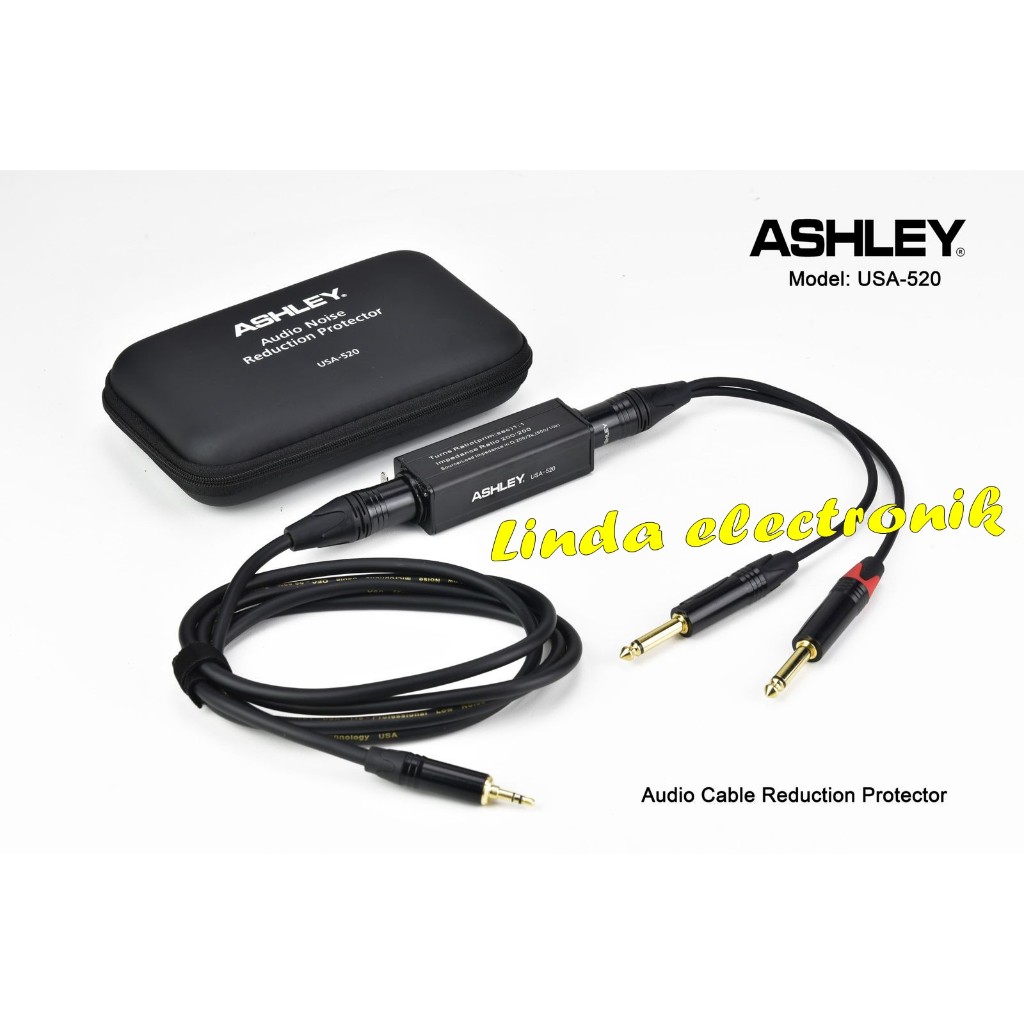 Original Ashley usa 520 Reduction Protector Audio Cable 3.5 mm to Akai ...