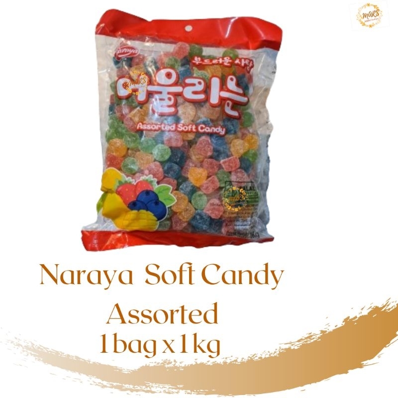 Naraya Soft Candy Assorted 1 kg | Shopee Malaysia