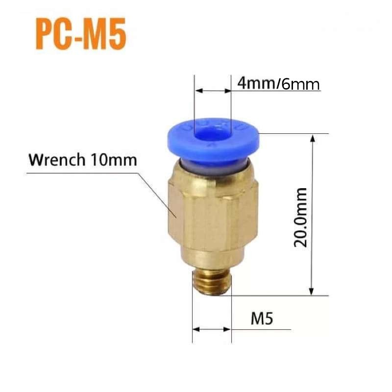 Mpc Pneumatic Fitting PC drat M5 M6 M8 Hose 4mm 6mm 8mm | Shopee Malaysia