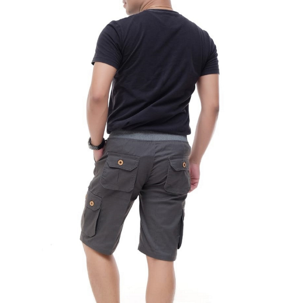 KATUN Adult Men's Cargo Shorts Cotton Streach Kimpul Bloated Pants ...