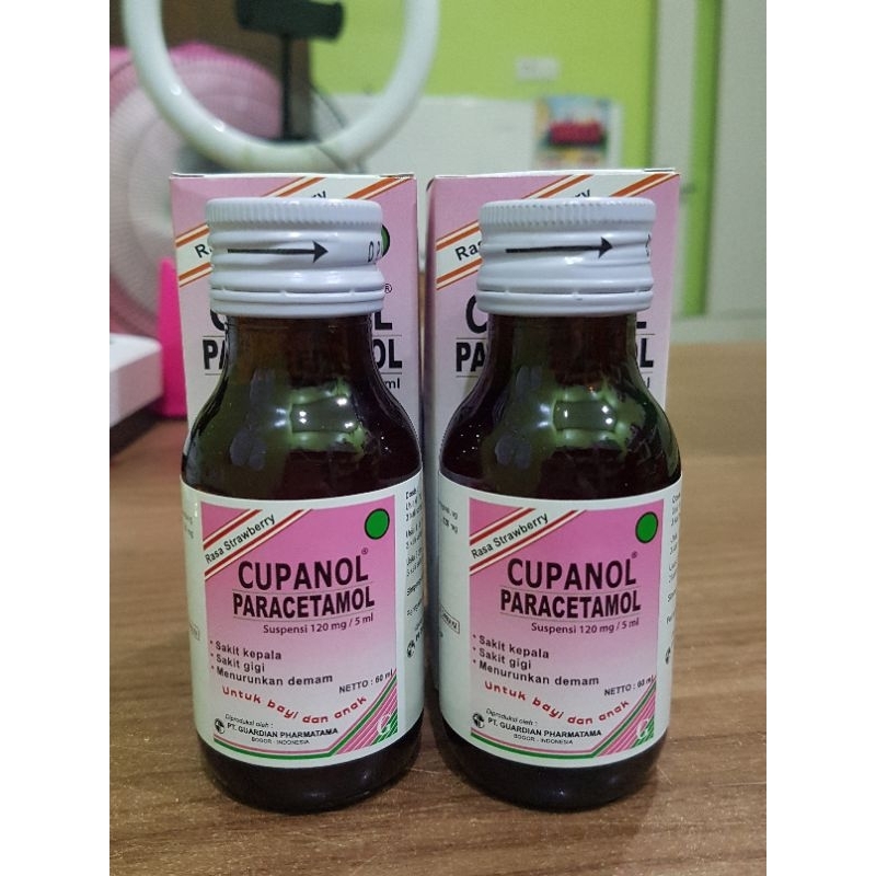Cupanol PARACETAMOL Syrup 60ML/STRAWBERRY Flavor | Shopee Malaysia