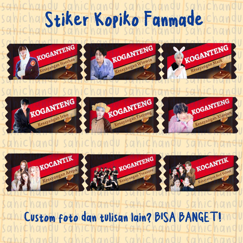 [Pre-Order] Kopiko Candy Sticker For Gift/freebies Kpop NCT Concert ...