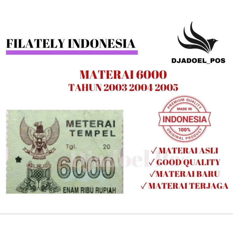 MATERAI 6000 YEARS 2003 2004 2005 (New) | Shopee Malaysia
