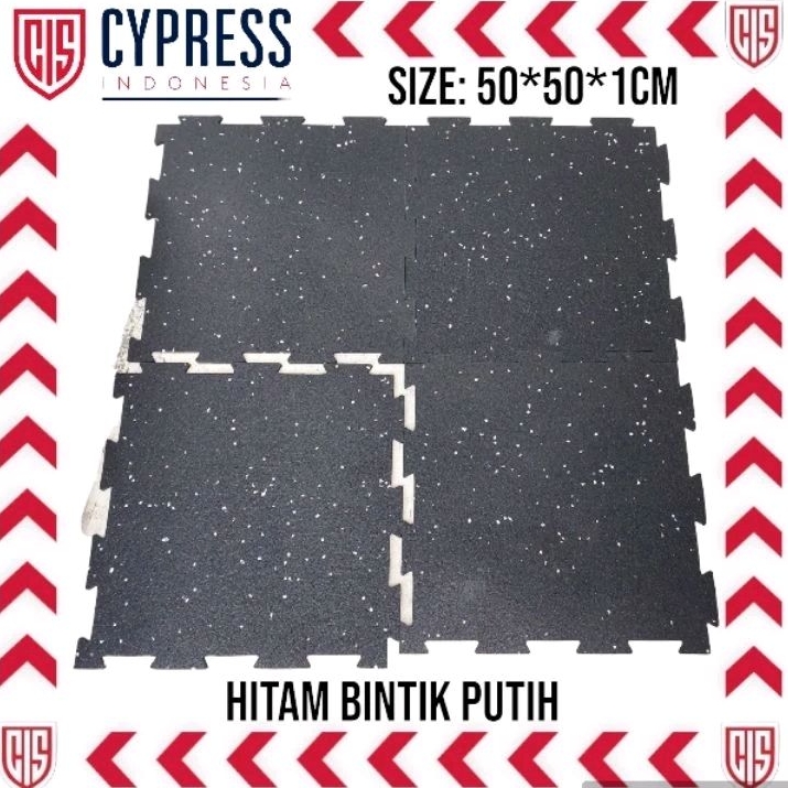 Rubber Gym Floor Puzzle Model Size 50cm x 50cm x 10mm | 10mm thick ...