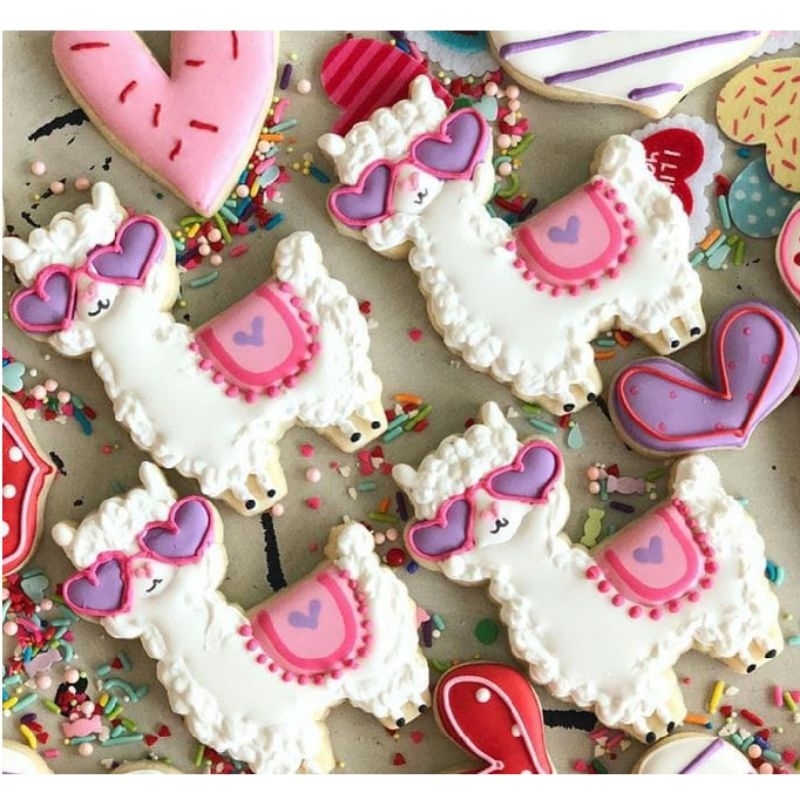 Ihanalicious Butter Cookies Alpaca Llama Alpaca animal theme 1 ...