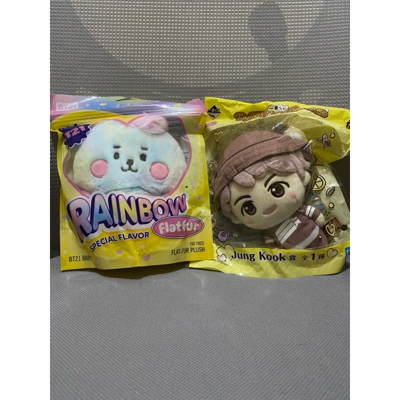 Tiny Tan Jungkook Sweet Time & BT21 Cooky Rainbow Official | Shopee ...