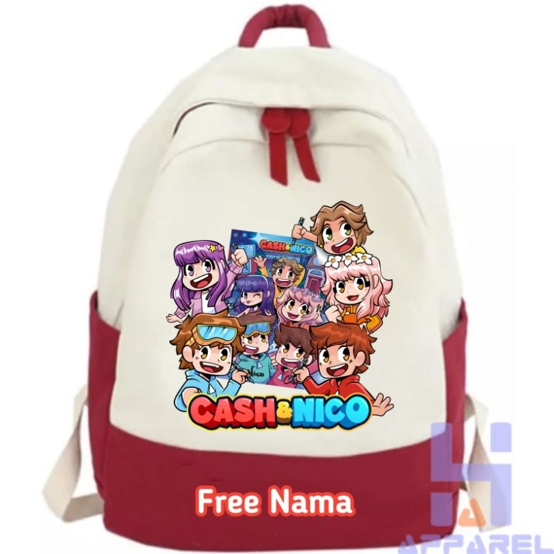 CASH AND NICO MINECRAFT CHILDREN'S BACKPACK Kids Backpack Kids School ...