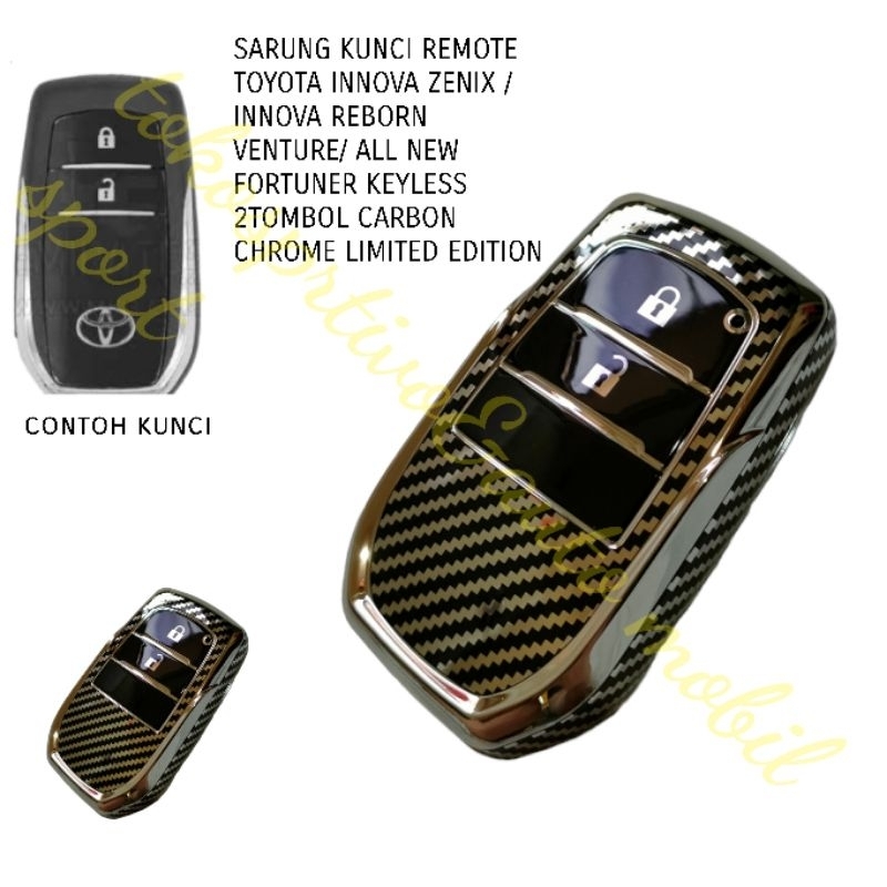 Toyota INNOVA ZENIX VENTURE FORTUNER KEYLESS CARBON CHROME LIMITED ...