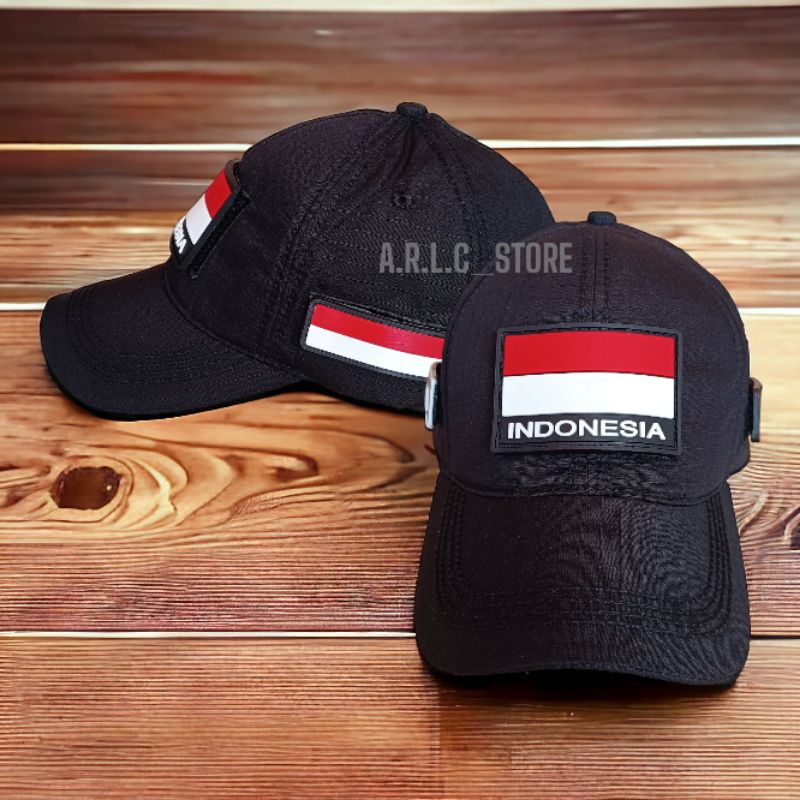 MERAH PUTIH Bdu tactical Cap Red And White Flag Indonesian Writing ...