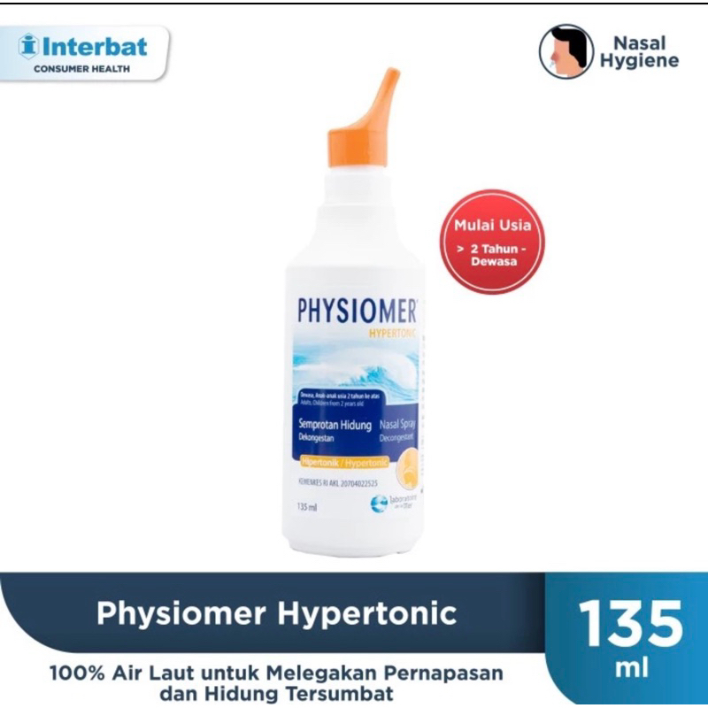 Physiomer hypertonic 135 ml (relieves blocked noses) | Shopee Malaysia