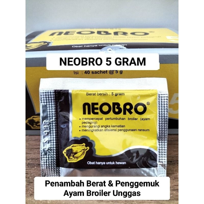 Neobro 5gram MEDION Vitamin Weight Gainer Fattening Broiler & Poultry ...