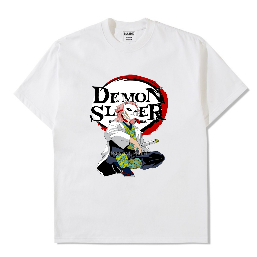 T-shirt Anime Demon Slayer Premium Cotton Combed 24s | Shopee Malaysia