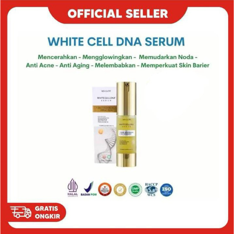 White CELL DNA MS GLOW SERUM | Shopee Malaysia