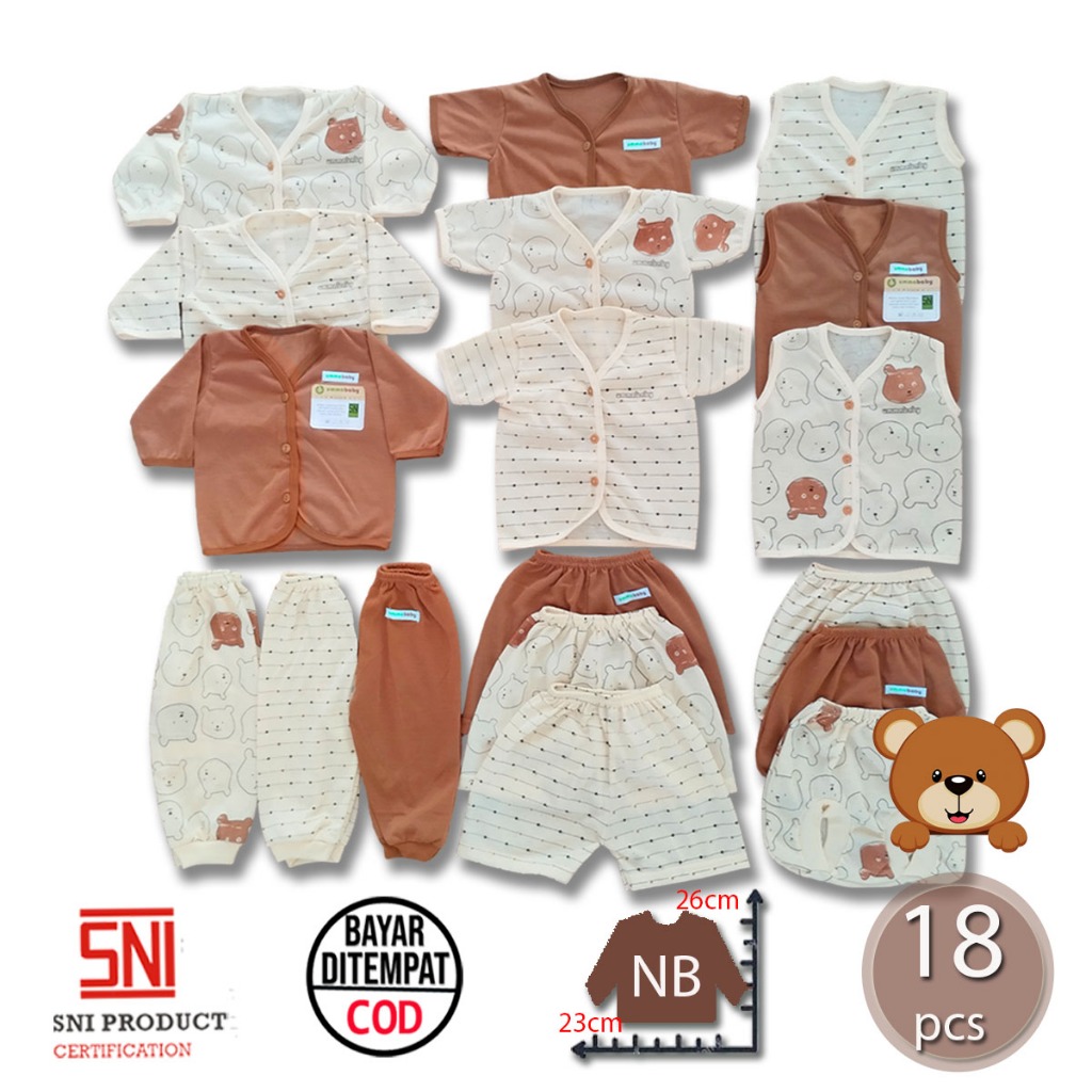 Ummababyshop 18 Pcs BIRTH PACKAGE BABY CLOTHES SET BABY PANTS DOZENS ...