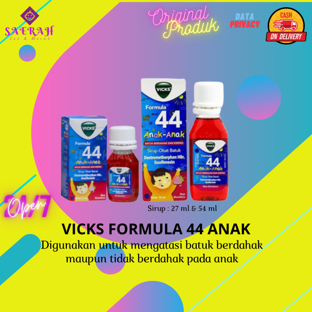 Vicks Formula 44 Children's Syrup | Vicks Kids | Vicks Cough Medicine ...