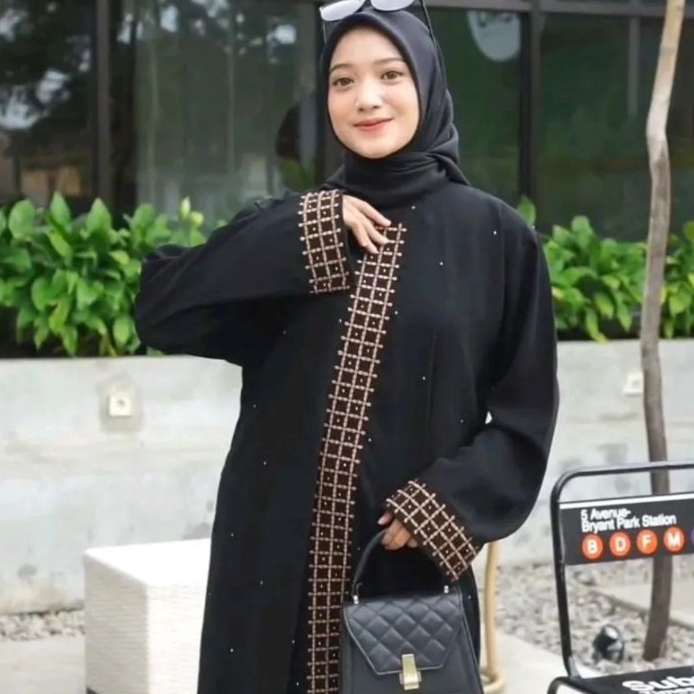HITAM Ready Abaya Black Turkey Gamis Dress Saudi Arabia Turkey India ...