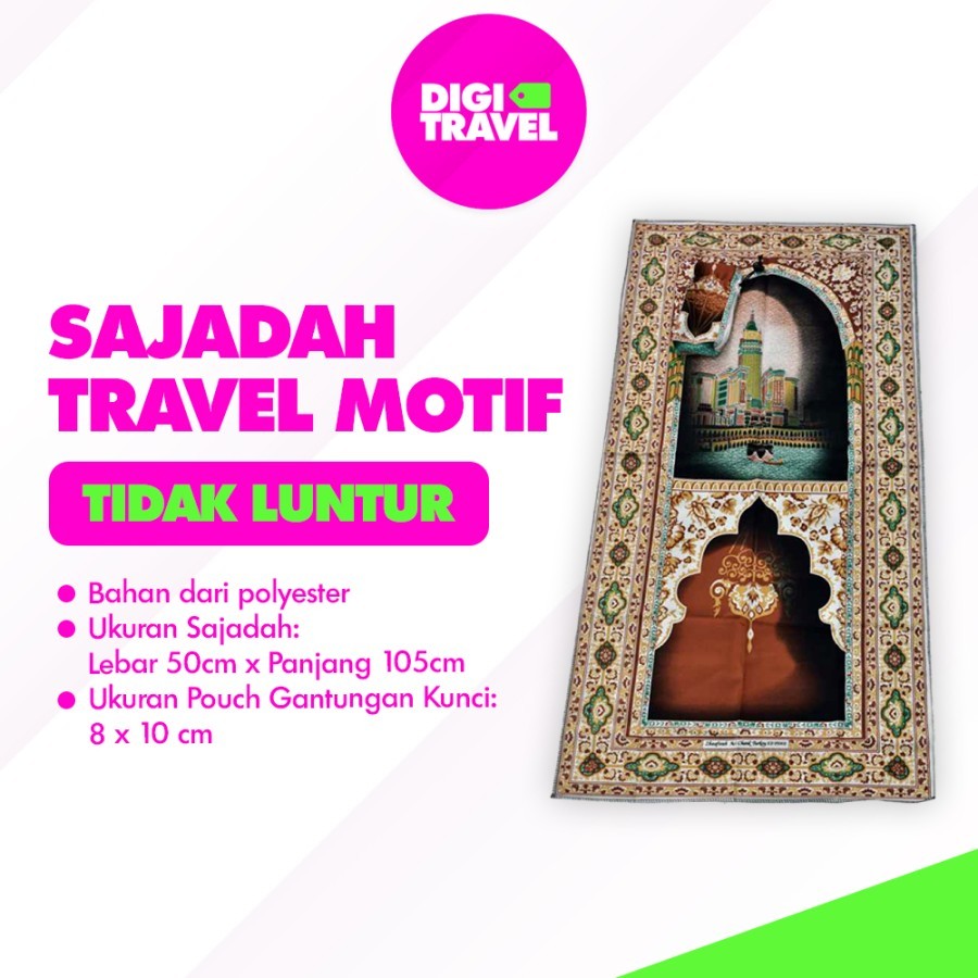 Motif Travel Prayer Mat | Travel PRAYERY | 3d Turkish Motif Prayer ...
