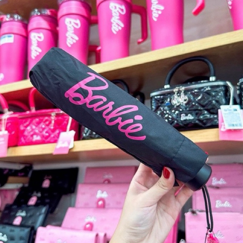 Miniso barbie series UV Protection Fold Umbrella / barbie folding ...