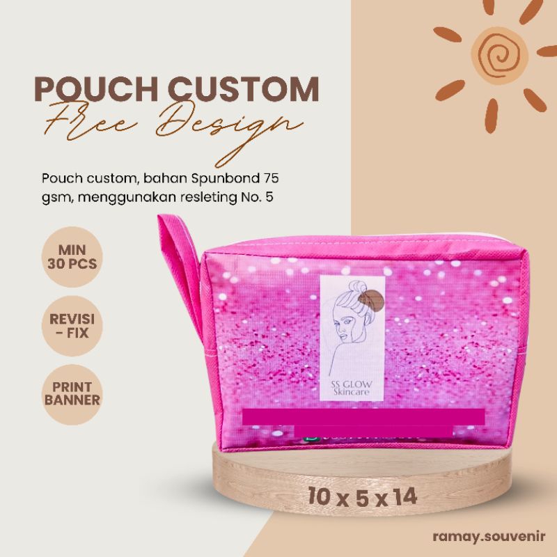 Skincare POUCH CUSTOM MAKEUP POUCH/ SKINCARE POUCH/ SKINCARE POUCH ...
