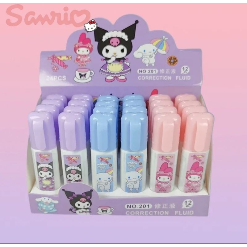 Lovely-typex Liquid Cinnamoroll Kuromi sanrio | Shopee Malaysia