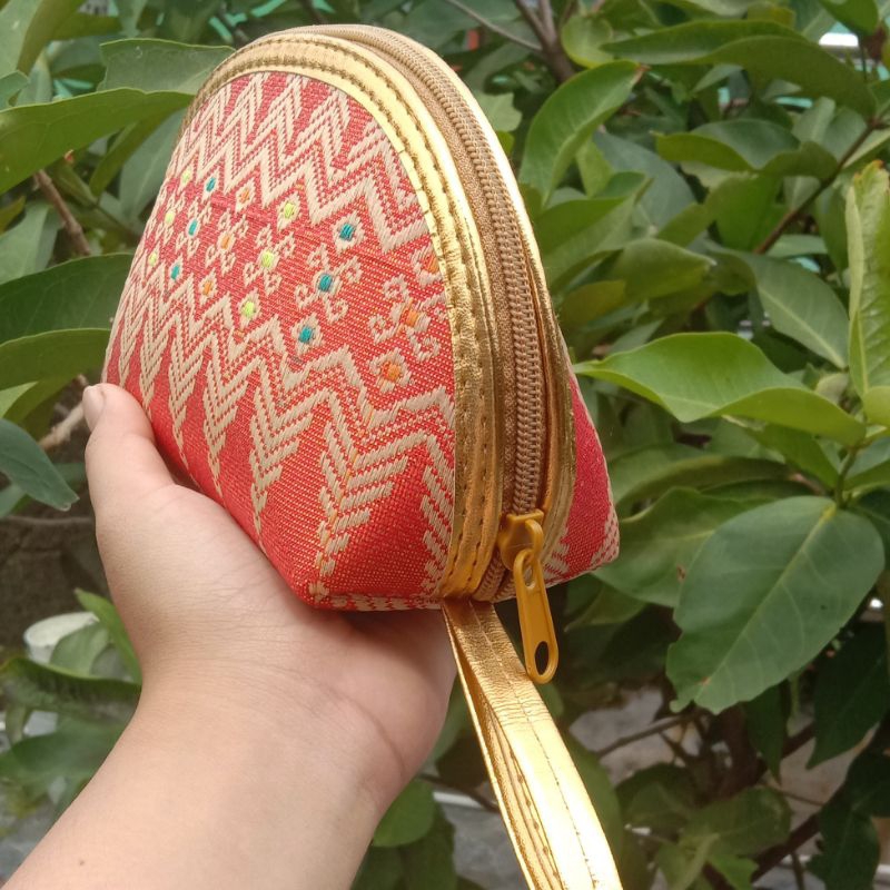Jumbo songket women's wallets can be used as wedding souvenirs | Shopee ...