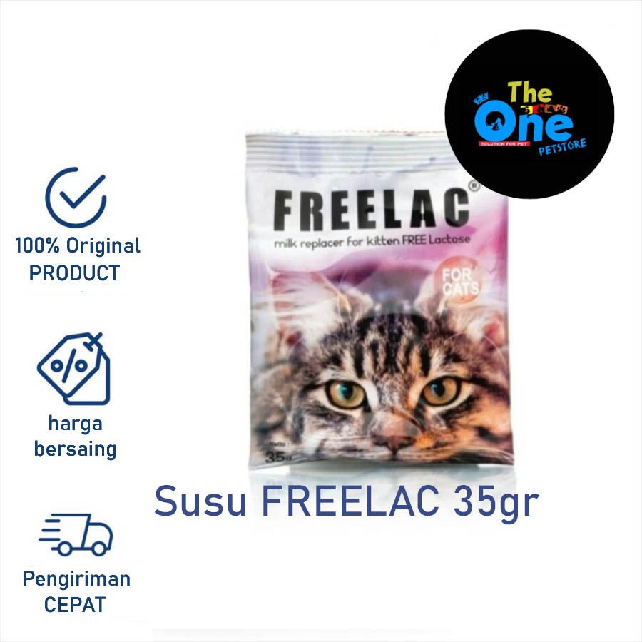 [1 SACHET] Freelac Milk for Kittens 35gr | Kitten milk 35 gr | Shopee ...