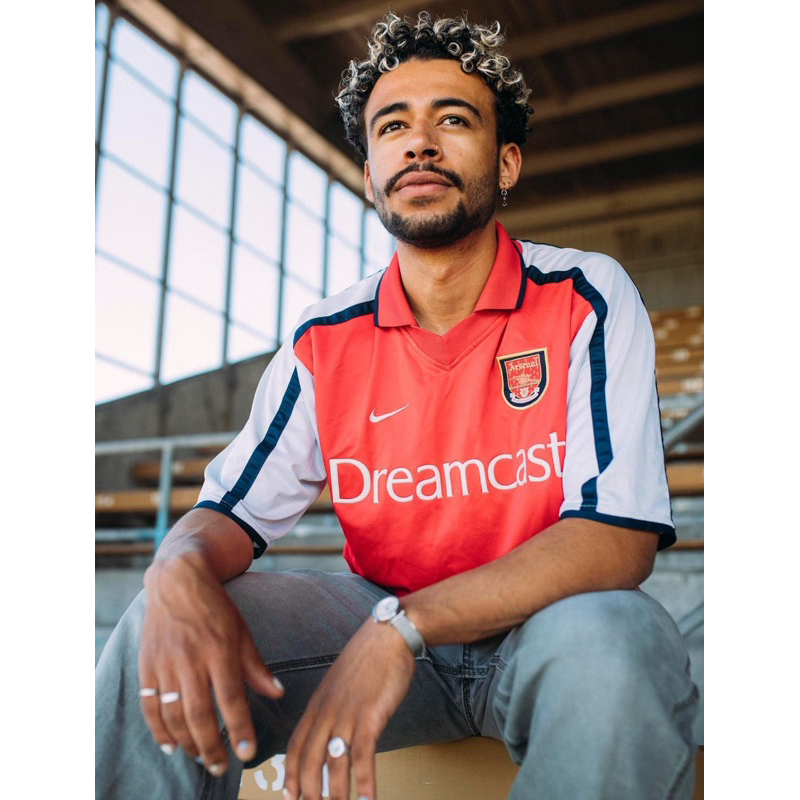 Arsenal Gunners Home 2001 Dreamcast retro Jersey | Shopee Malaysia