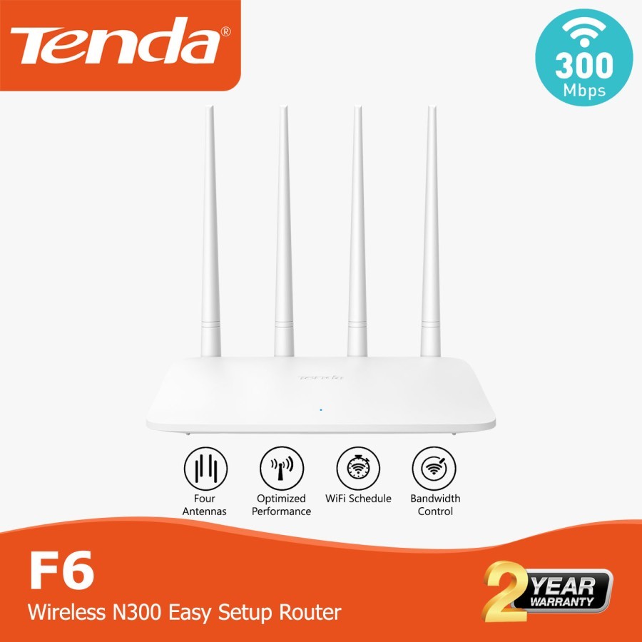 TENDA F6 Tent Router - Wireless N300 Easy Setup Router | Shopee Malaysia