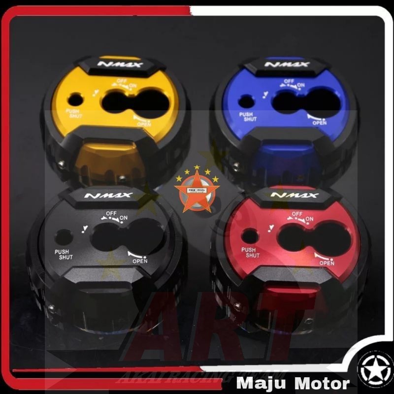 Nmax Old Motorcycle Ignition Key Cover Full Cnc Two Tone Best Quality ...
