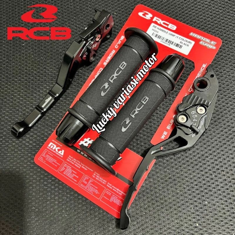 Rcb Original Handgrip HG55 + CNC handlebar link + CNC brake Handle ...