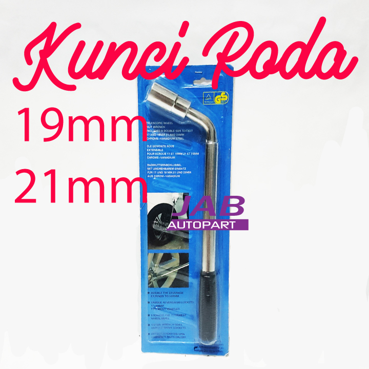Pull-out Car Wheel Nut Wrench 19 - 21 mm | Shopee Malaysia