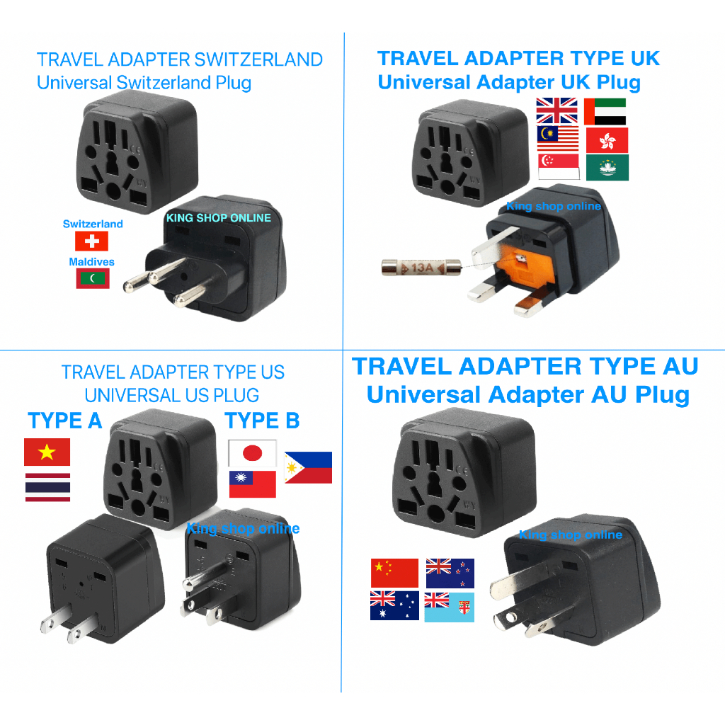 Plug Plug adapter AU CN NZ AUSTRALIA CHINA New Zealand USA America ...