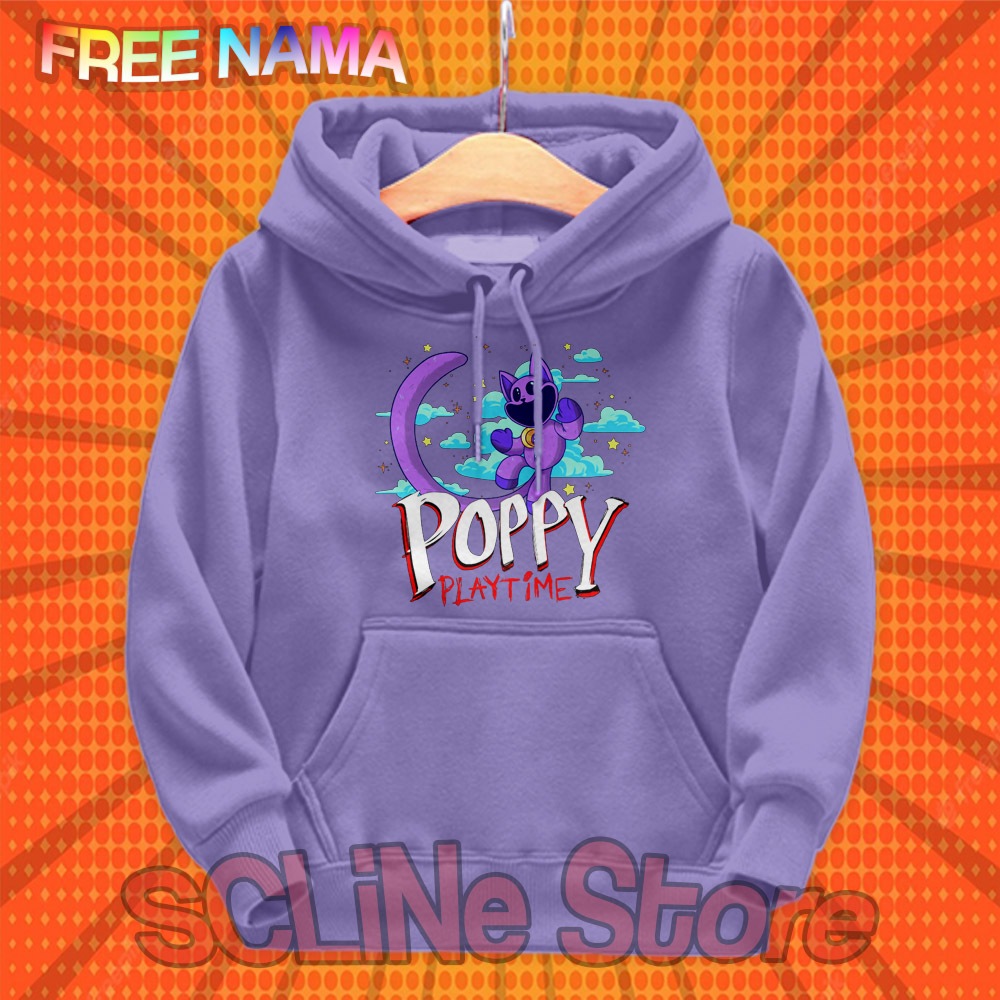 Children's Hoodie Catnap Night Sky POPPY PLAYTIME Jacket | Shopee Malaysia