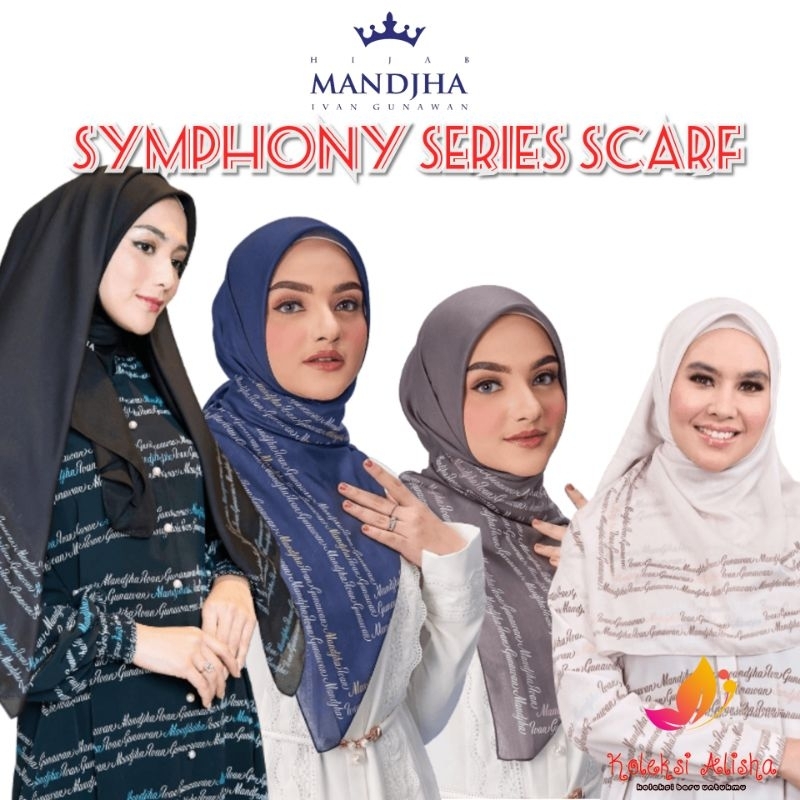 Mandjha Ivan Gunawan Raya Collection 2024 Symphony Series Scarf Hijab ...