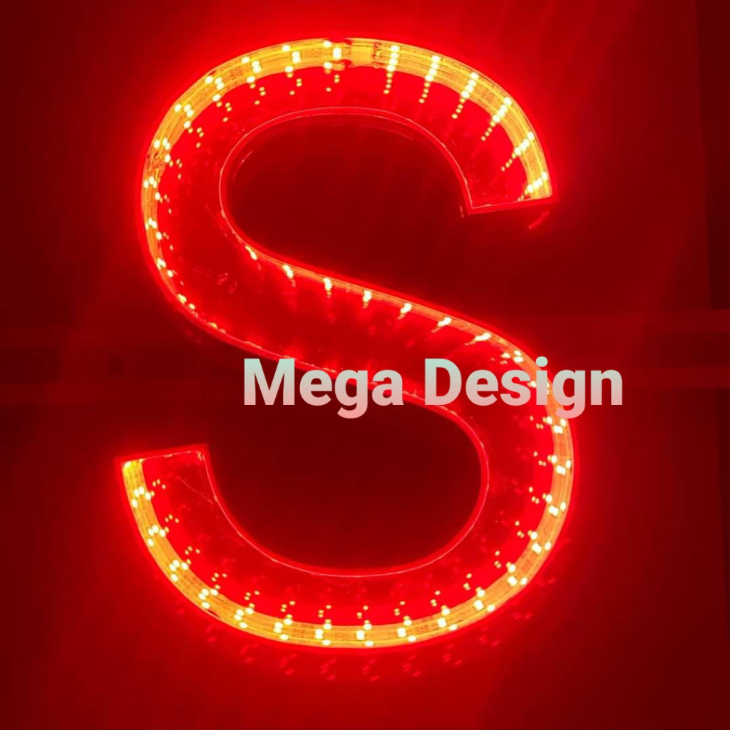 Letter S Infinity Mirror Latest Model Shopee Malaysia