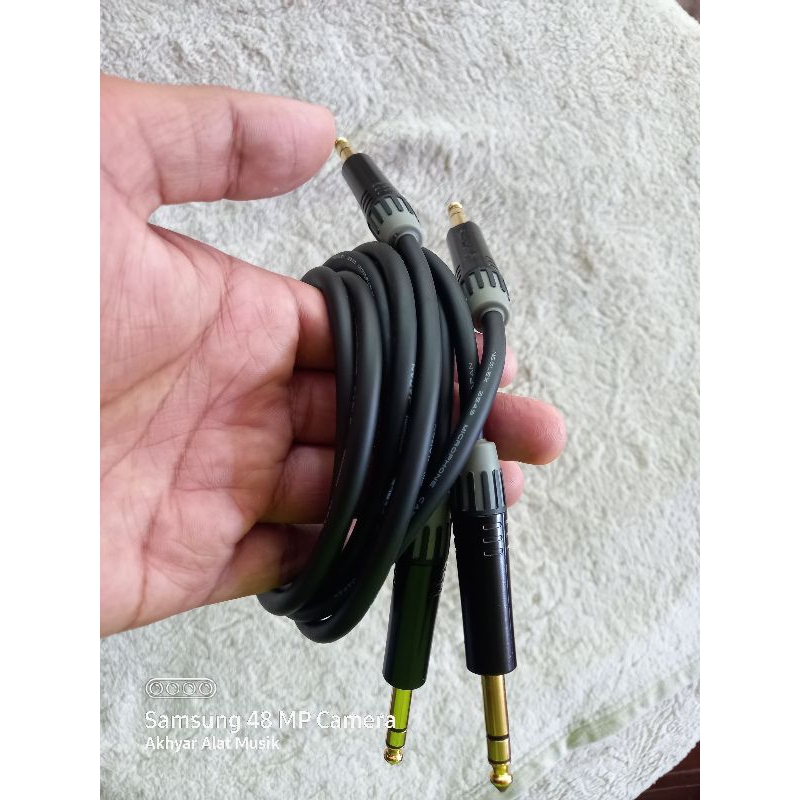 Original Akai Trs to Trs Stereo Balance Mogami Monitor Speaker Cable ...