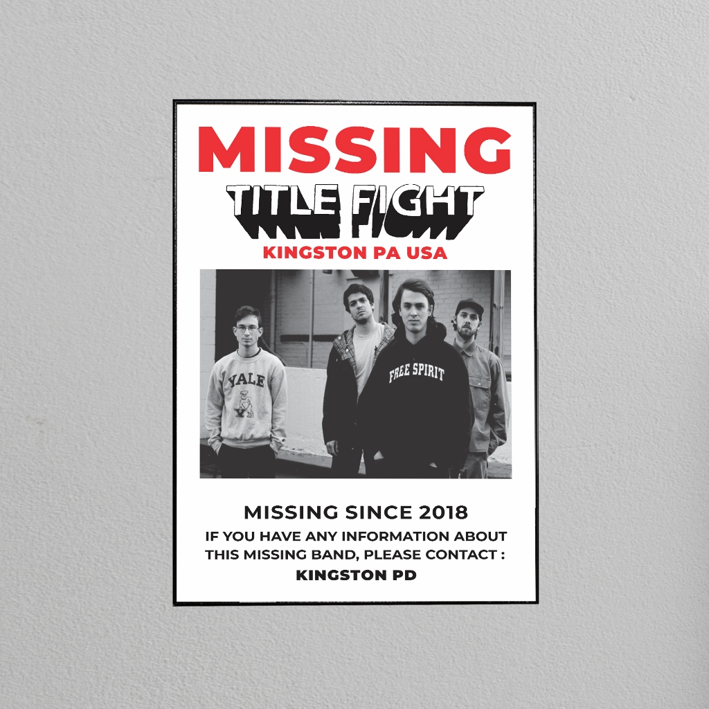 Title FIGHT Poster+Frameblock/Frame Size 45x30 BAND: TITLE FIGHT ...