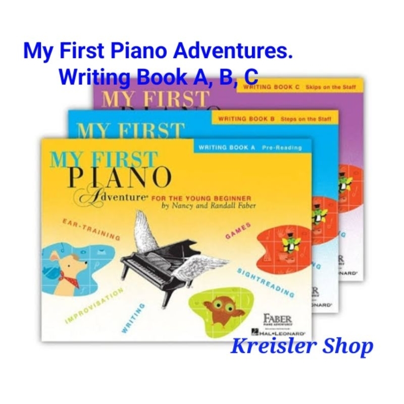 My first piano Adventure Writing Book ABC my first piano adventures ...