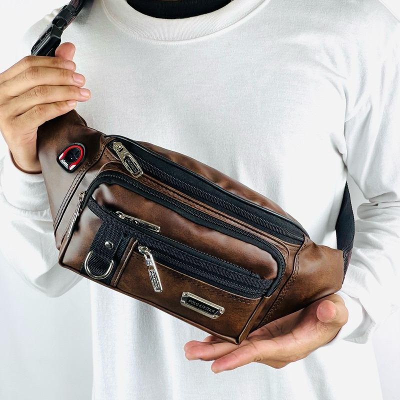 Men's Waterproof Sling Bag Waterproof Waist Bag Sporty Waist Bag ...