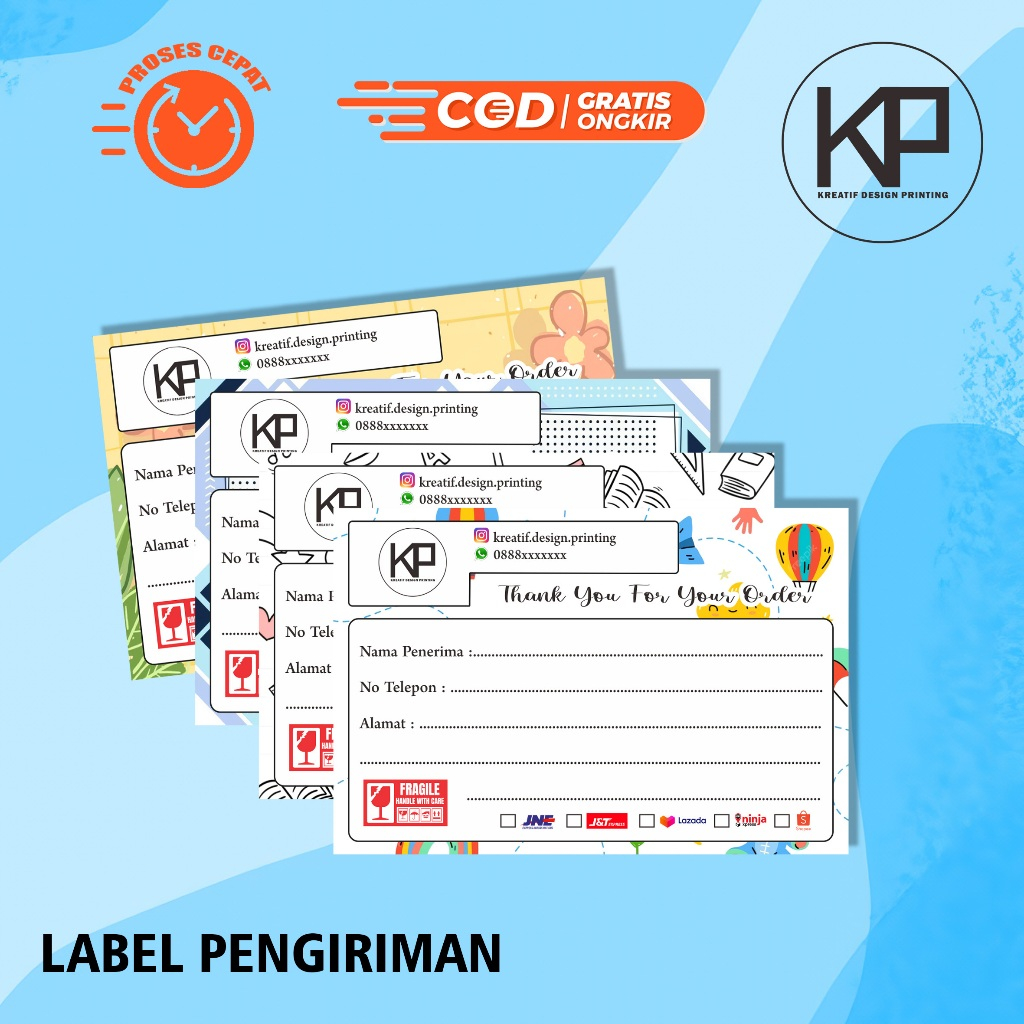 Print Goods Shipping Label Stickers | Order | | Product Shipping Label ...