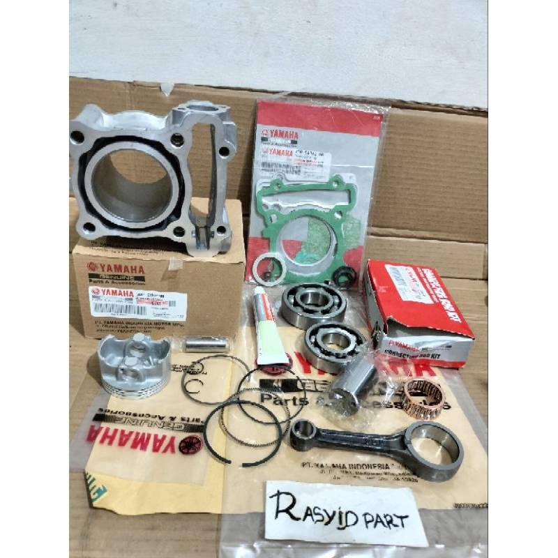 Complete 2DP piston block plus piston handlebar, crankshaft bearing set ...