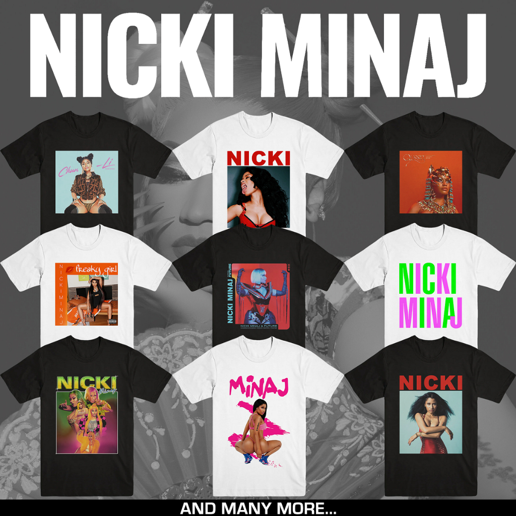 Nicki MINAJ | Music T-SHIRT | Hip-hop RAILPER | Merchandise | Shopee ...